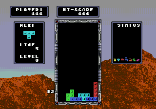 ~Prototype~ Tetris (Mega Drive) - RetroAchievements